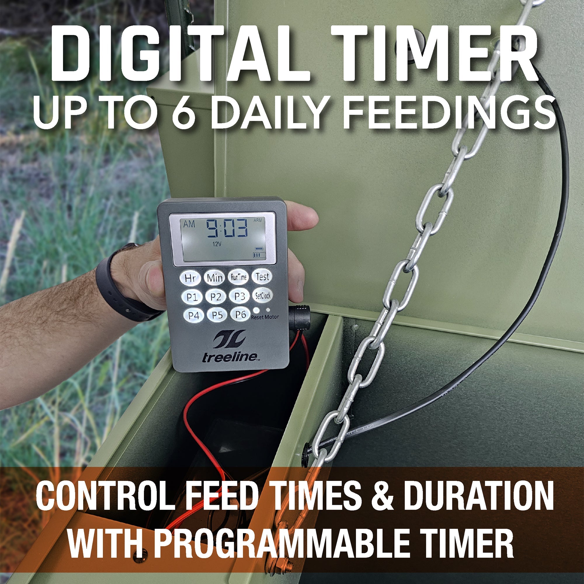 Treeline 350 lb. Corn Feeder – Fair Game Group