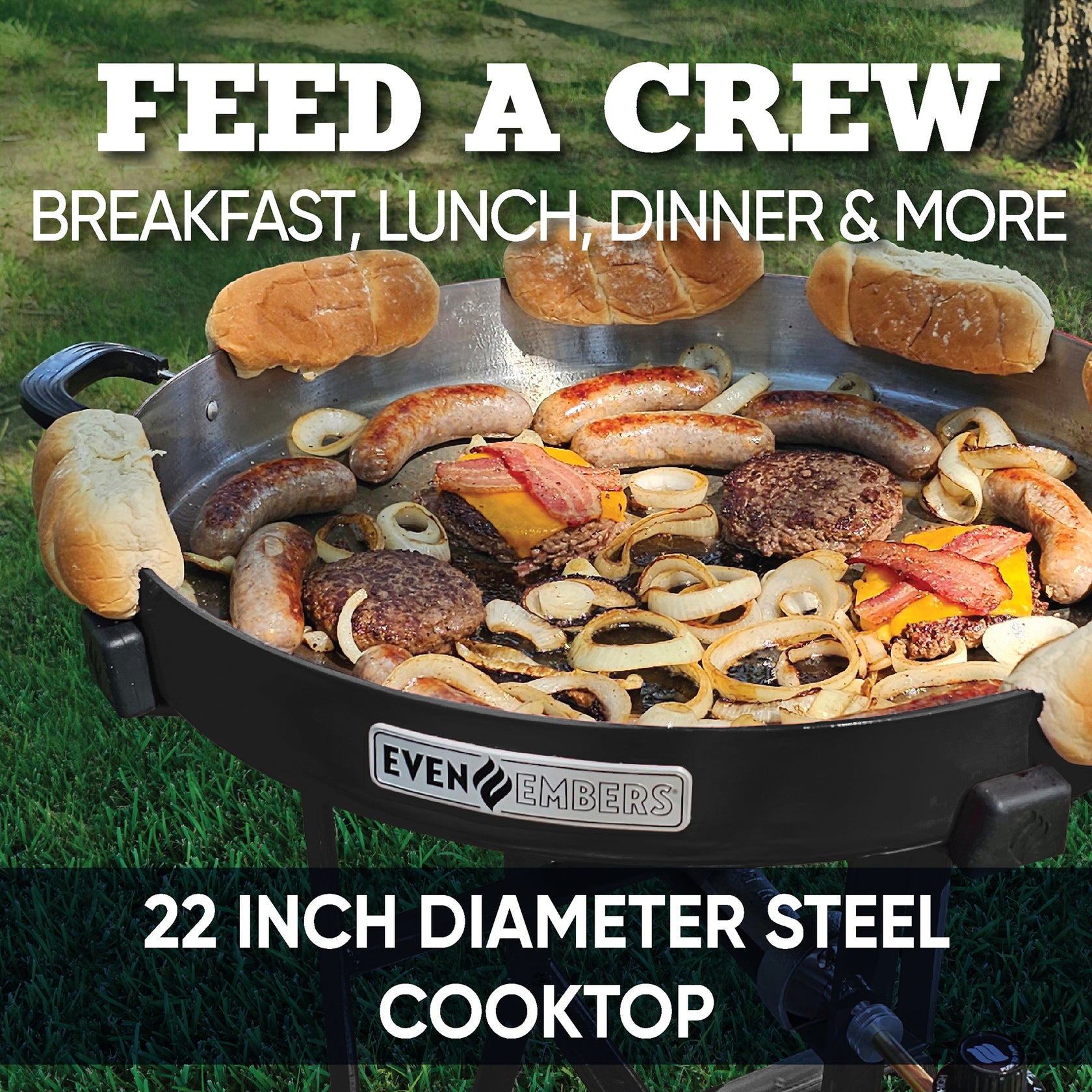 Even Embers 26 in. All-In-One Portable Cooker – Fair Game Group