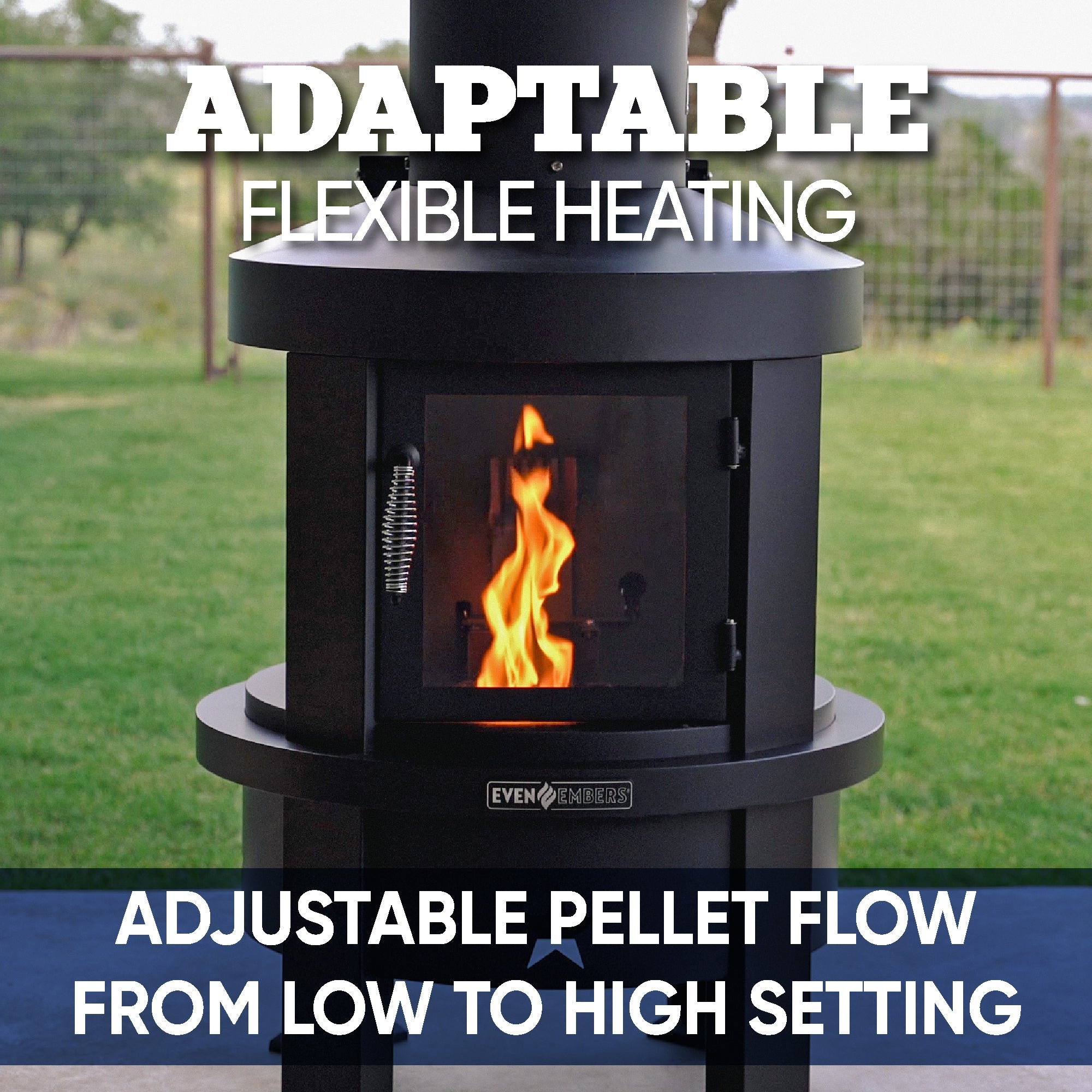 Even Embers® Pellet Chiminea – Fair Game Group