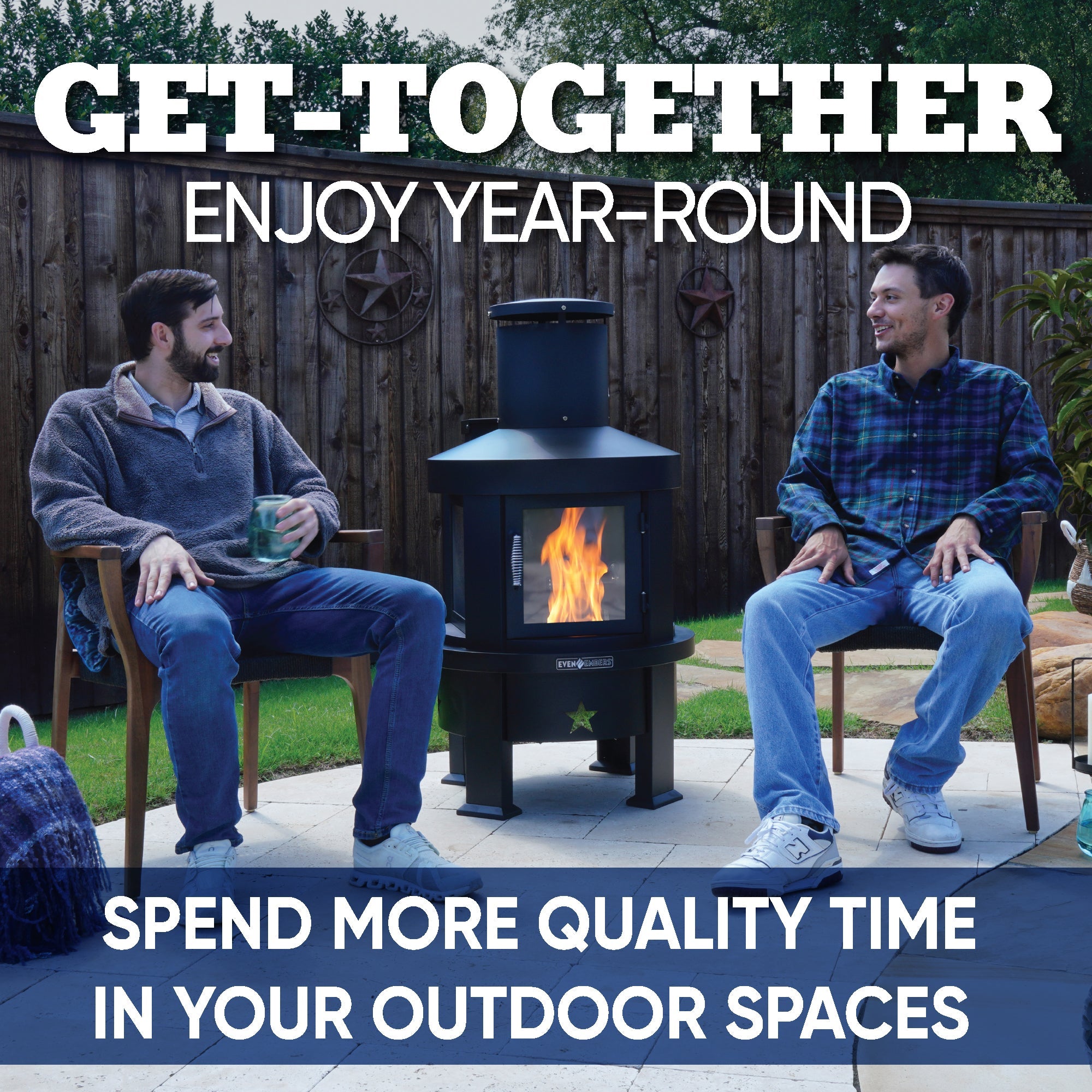 Even Embers® Pellet Chiminea – Fair Game Group