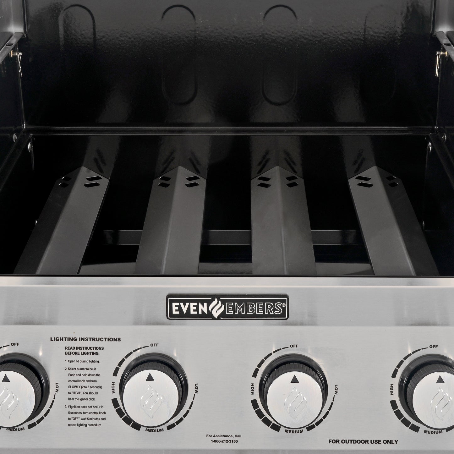 Even Embers Four Burner Gas Grill – Fair Game Group